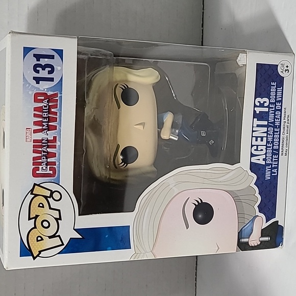 Marvel | Toys | Funko Pop Anime Captain America 31 Agent 13 Vinyl ...